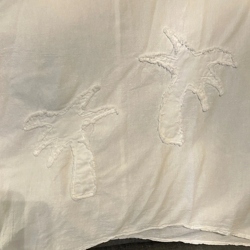Glocam | Tops | Chic White Womens Tunic With Embroidery | Poshmark